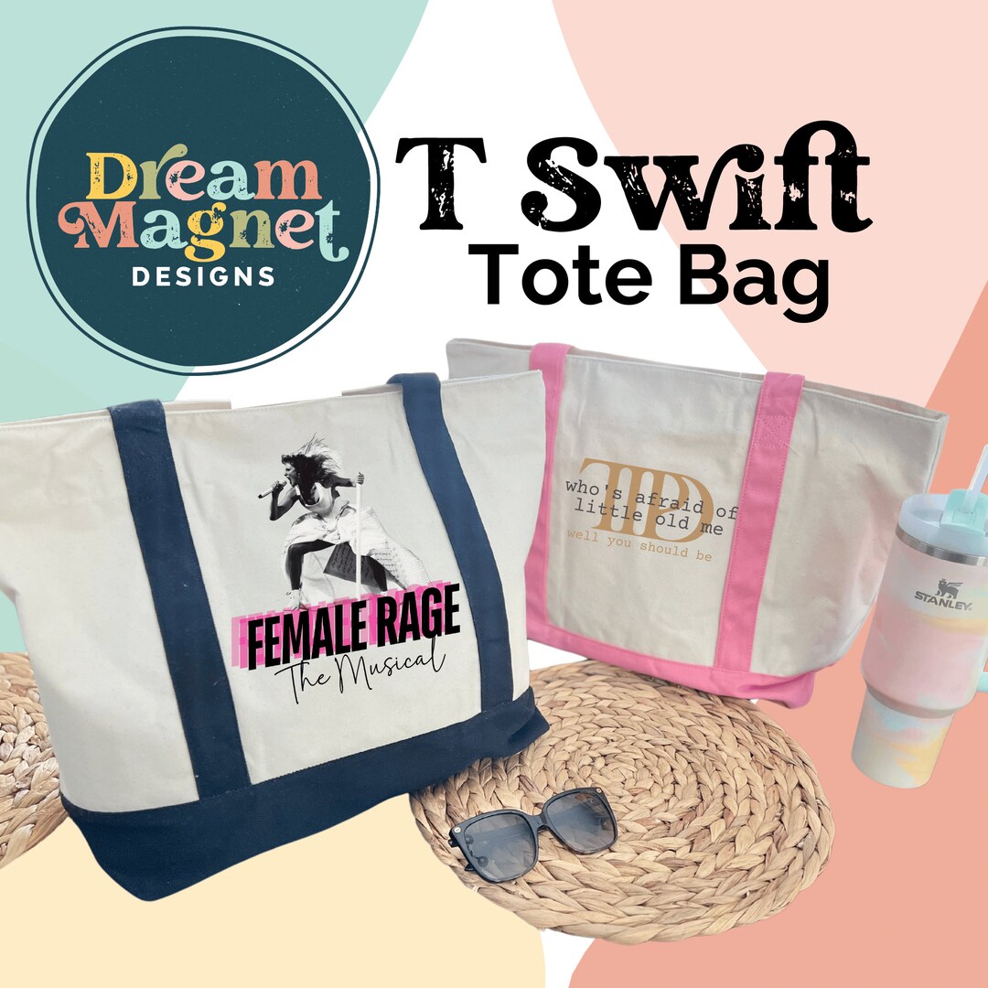 Taylor Swiftie Tote Bag Tortured Poets Department Zipper Bag Down Bad ...