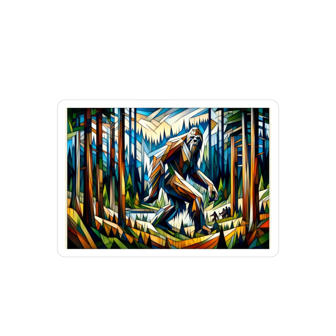 Sasquatch Bigfoot Vinyl Decal - Etsy