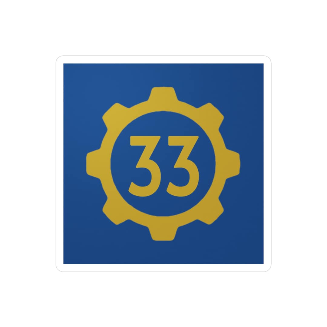 VAULT 33 Vinyl Decal - Etsy