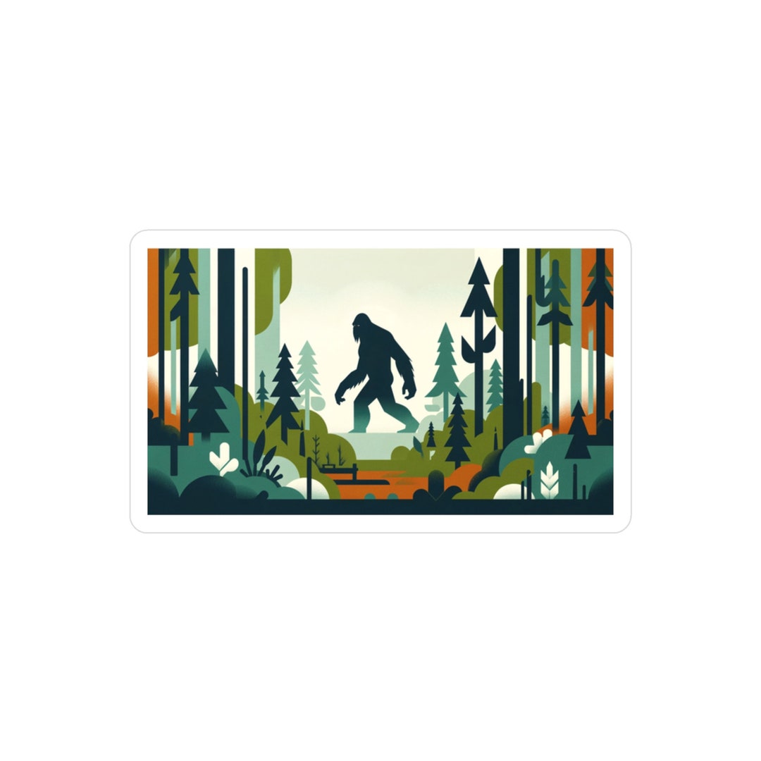 Sasquatch Bigfoot Vinyl Decal - Etsy