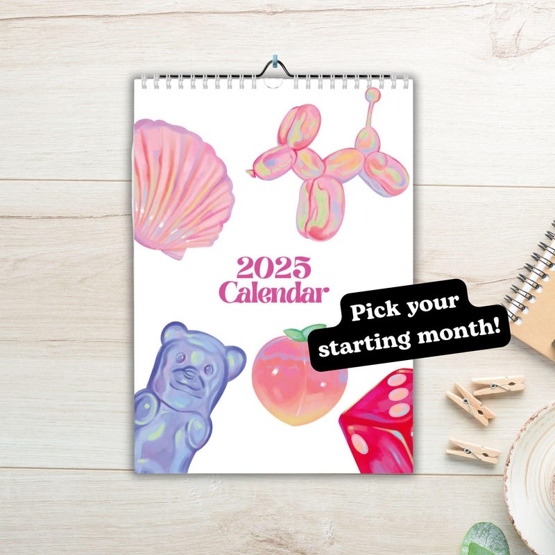 Preppy Calendar - Etsy