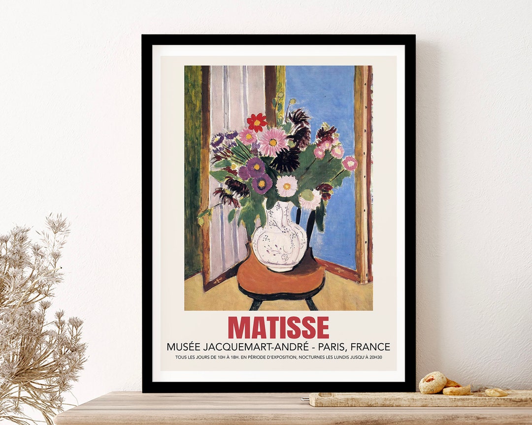 Matisse Daisies 1919 Flowers Museum Wall Art Print Poster Framed Art ...