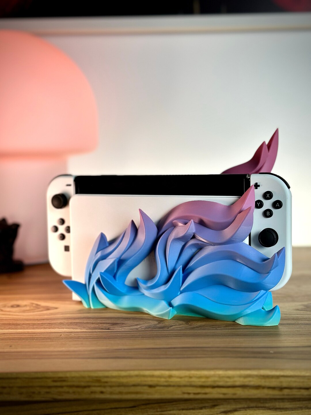3D Printed Flame Nintendo Switch Dock - Nintendo Switch Accessories - Etsy