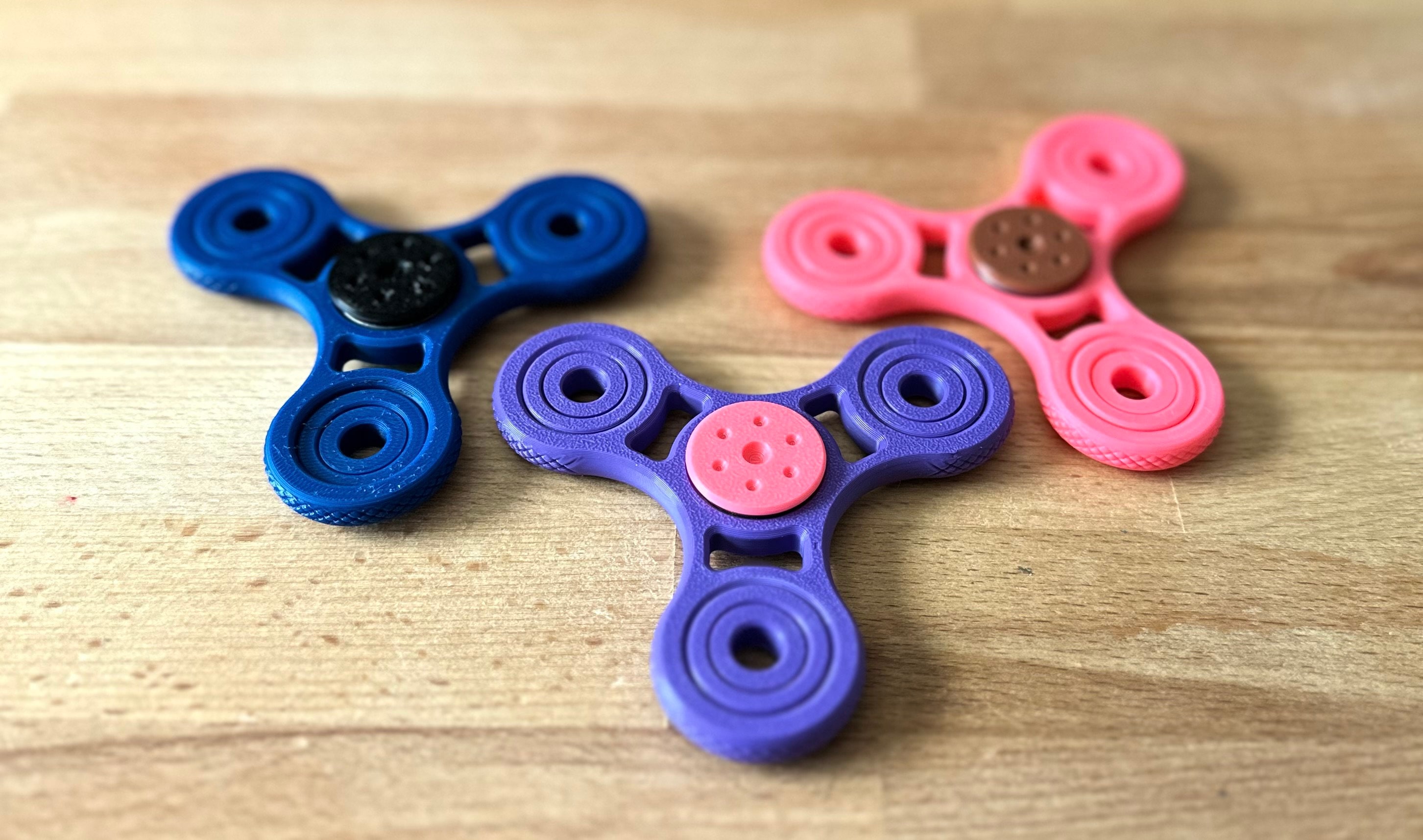 Customizable 3D Printed Fidget Spinner With High-quality Bearings - Etsy