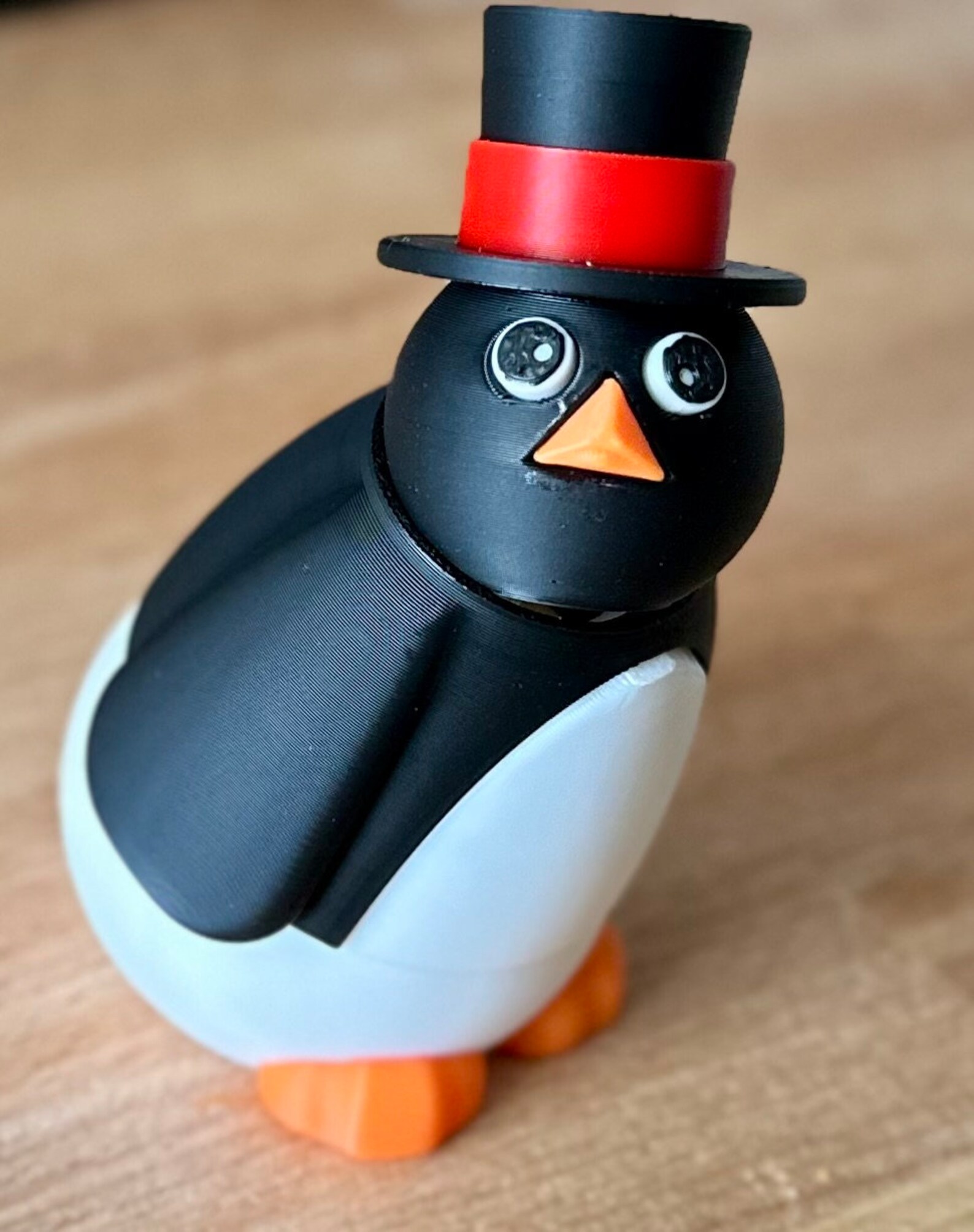 Adorable 3D Printed Posable Penguin - Articulated Penguin Figurine - Etsy