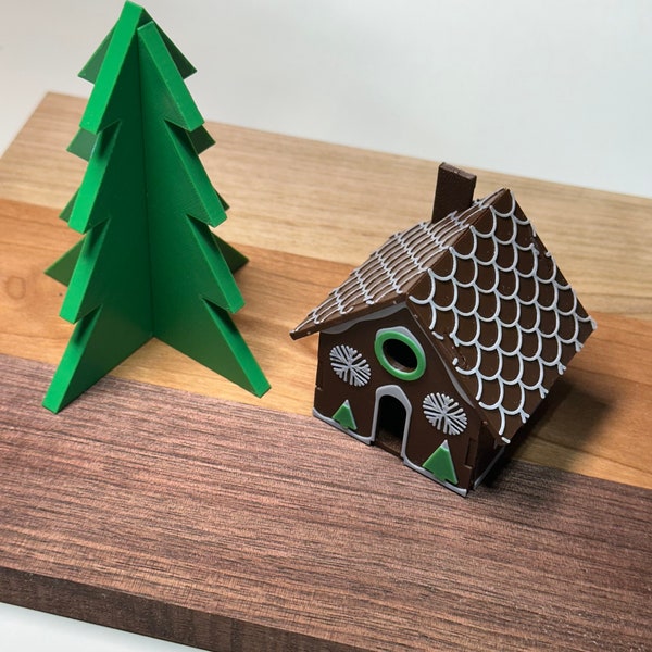 3d Gingerbread House - Etsy