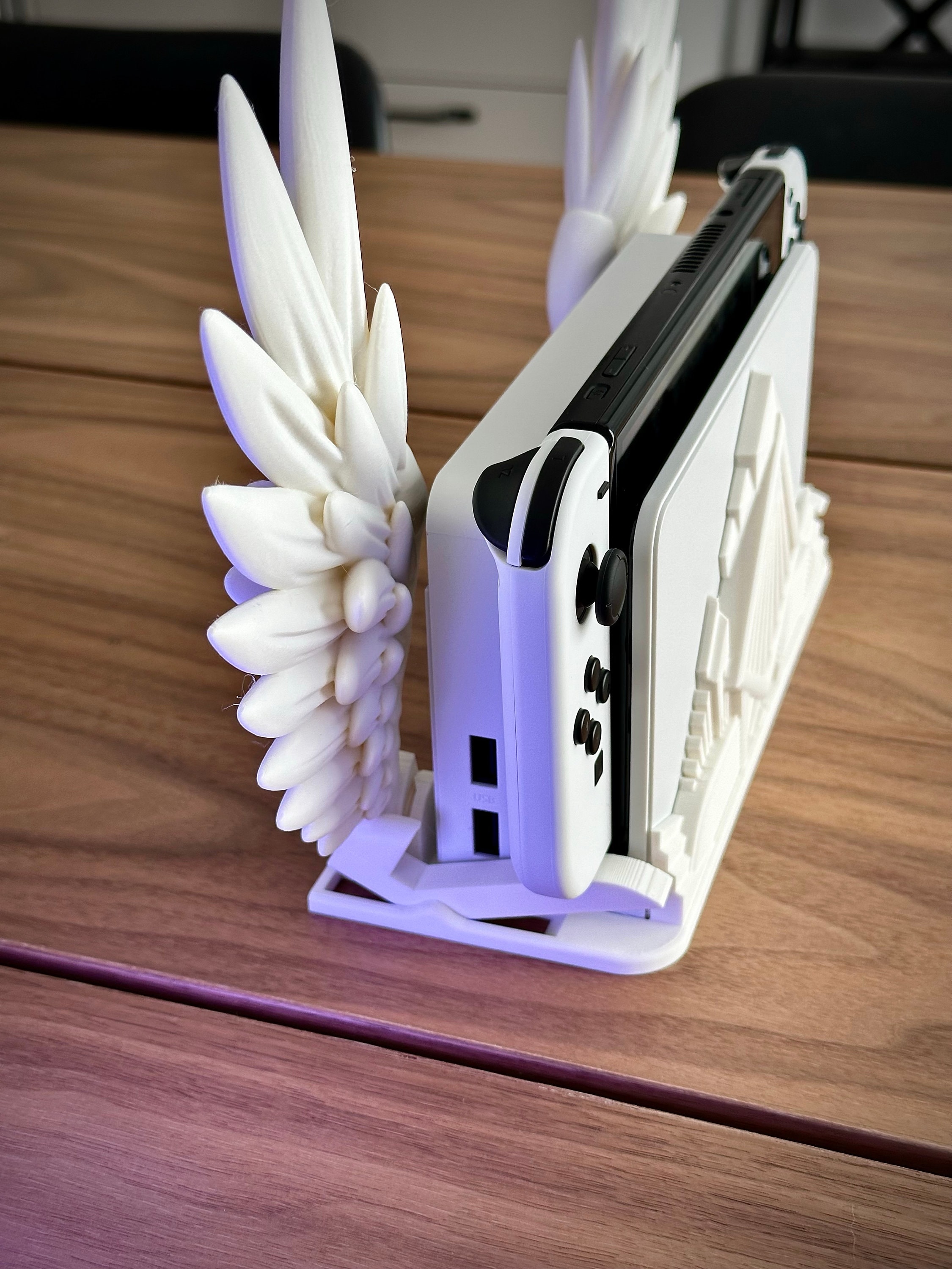 Art Deco Style 3D Printed Nintendo Switch Dock With Moving Wings ...