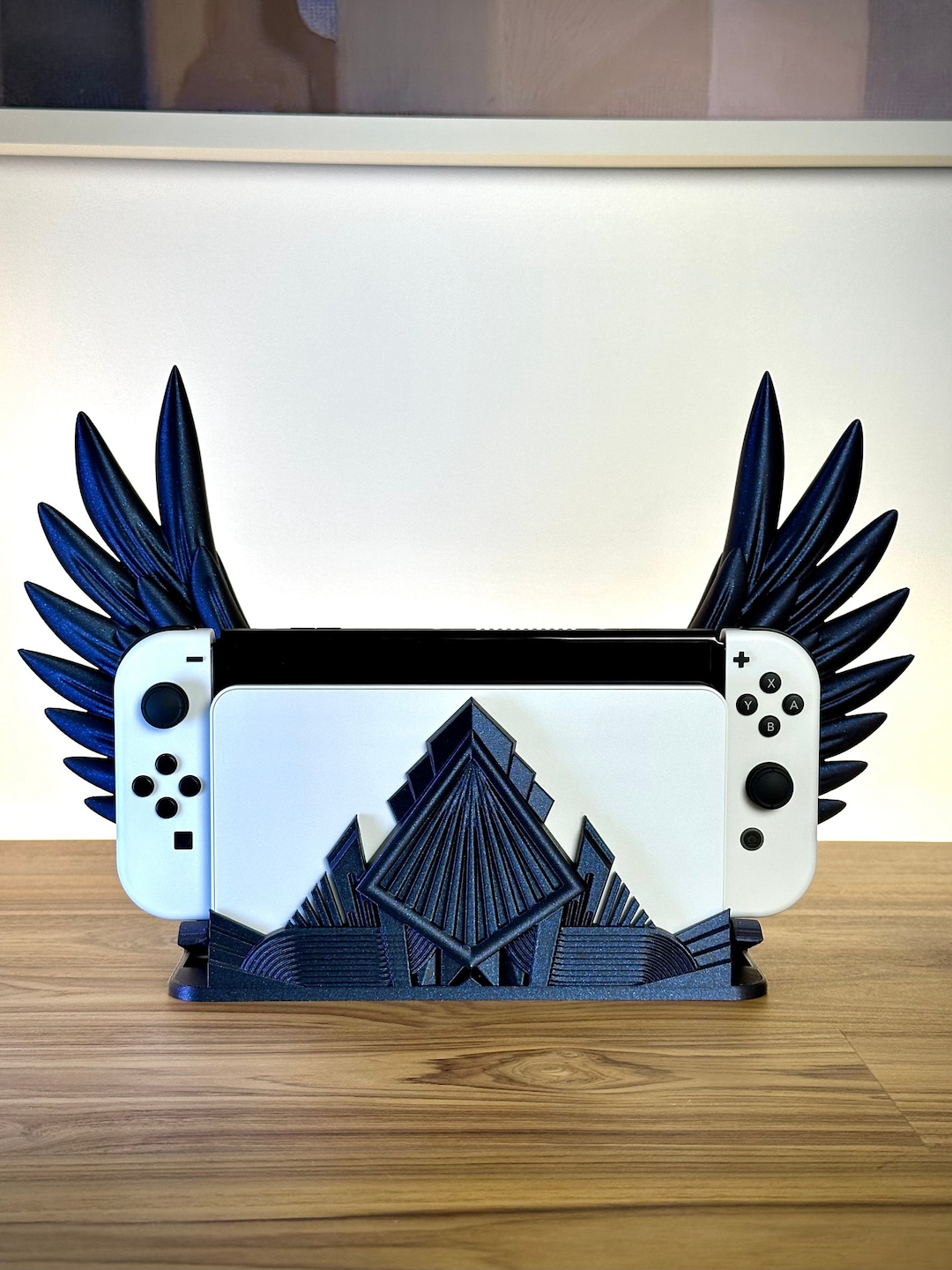 Art Deco Style 3D Printed Nintendo Switch Dock With Moving Wings ...