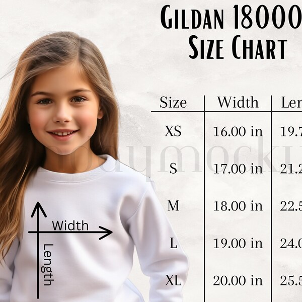 Gildan 64000 Size Chart for Woman, G64000 Size Chart, Womans T-shirt ...