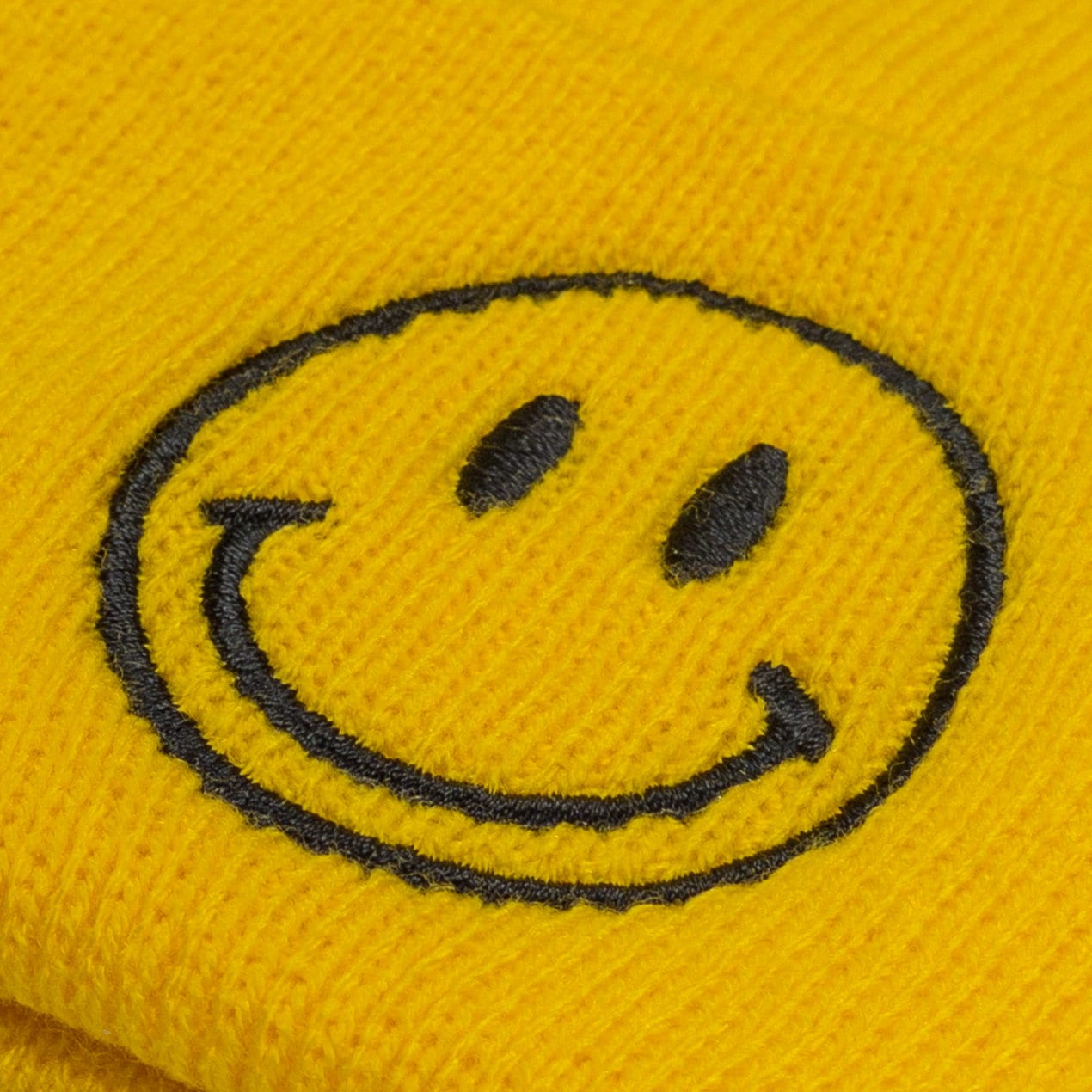 Smiley Face Embroidered Beanie - Smiley Face Embroidery - Etsy