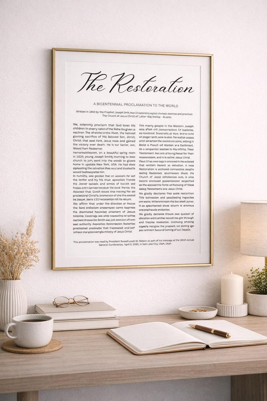 The Restoration, LDS Digital Print, Wall Art - Etsy