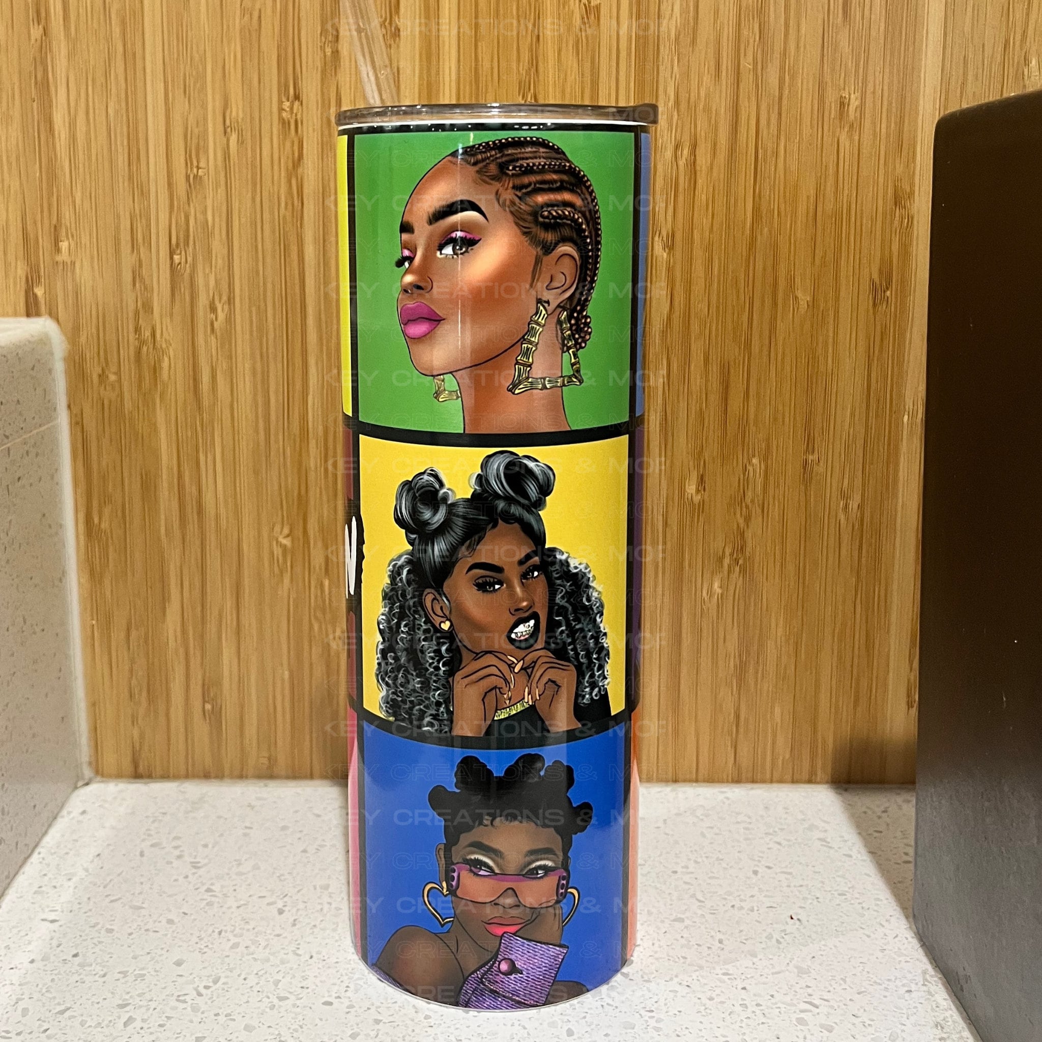 The Melanin Bunch, Graffiti Tumbler, Sistas, Black Women, Sisterhood ...