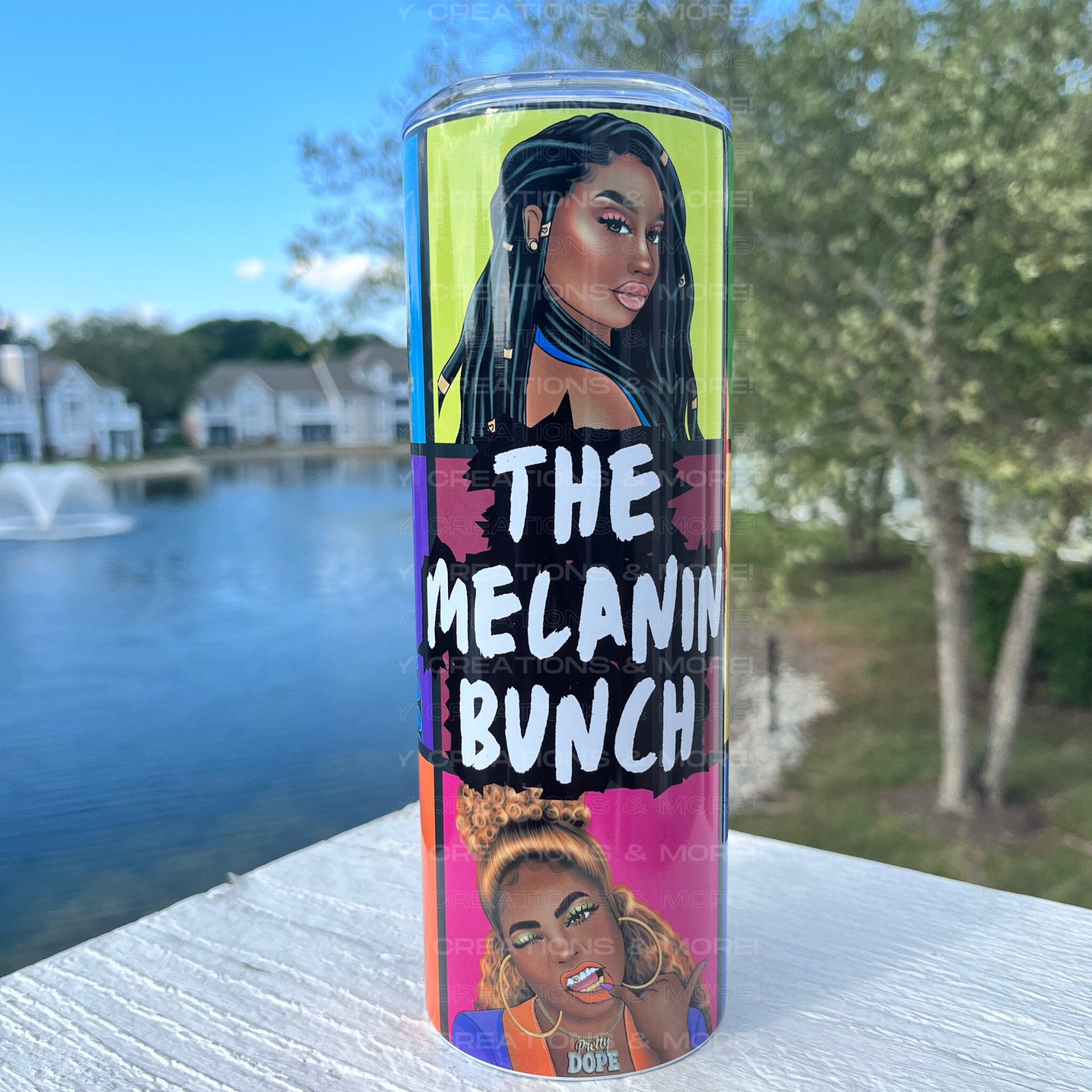 The Melanin Bunch, Graffiti Tumbler, Sistas, Black Women, Sisterhood ...