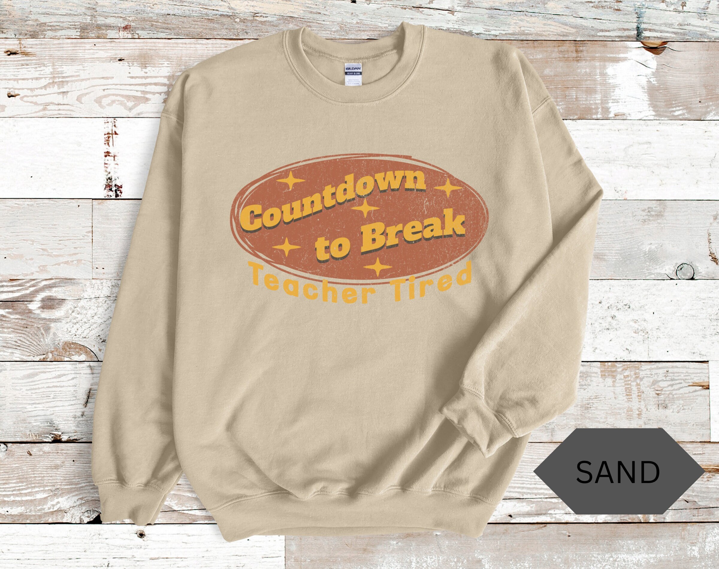 Teacher Sweatshirt, Countdown to Break Sweatshirt, Trendy Shirt ...