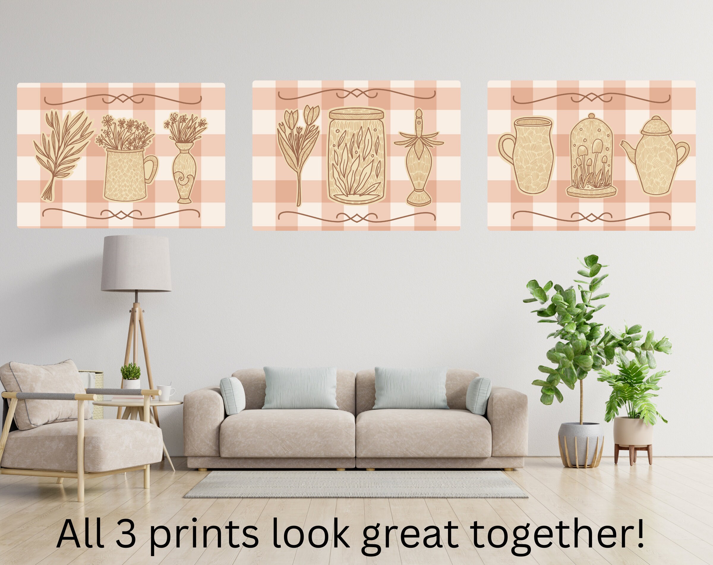 Canvas Wall Art, Cottagecore Canvas Gallery Wraps, Cottage Core Wall ...