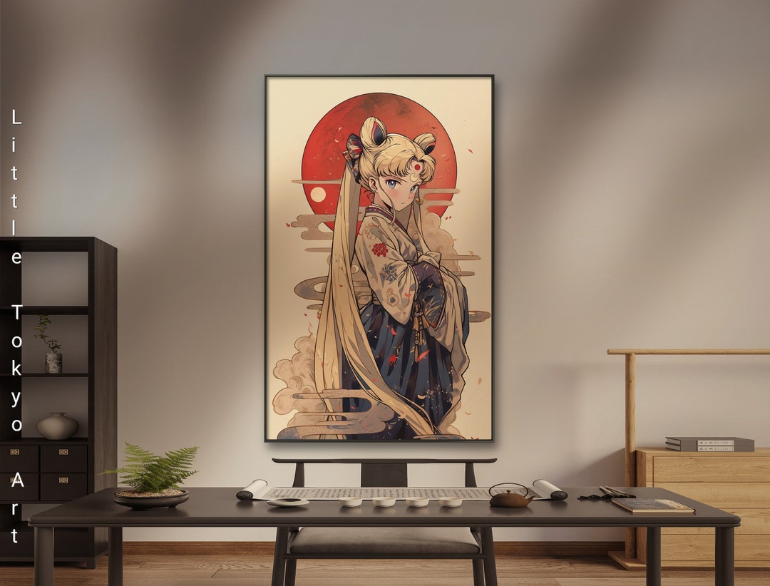 Sailor Japanese Anime Wall Art Canvas Art Poster Home Decor - Etsy