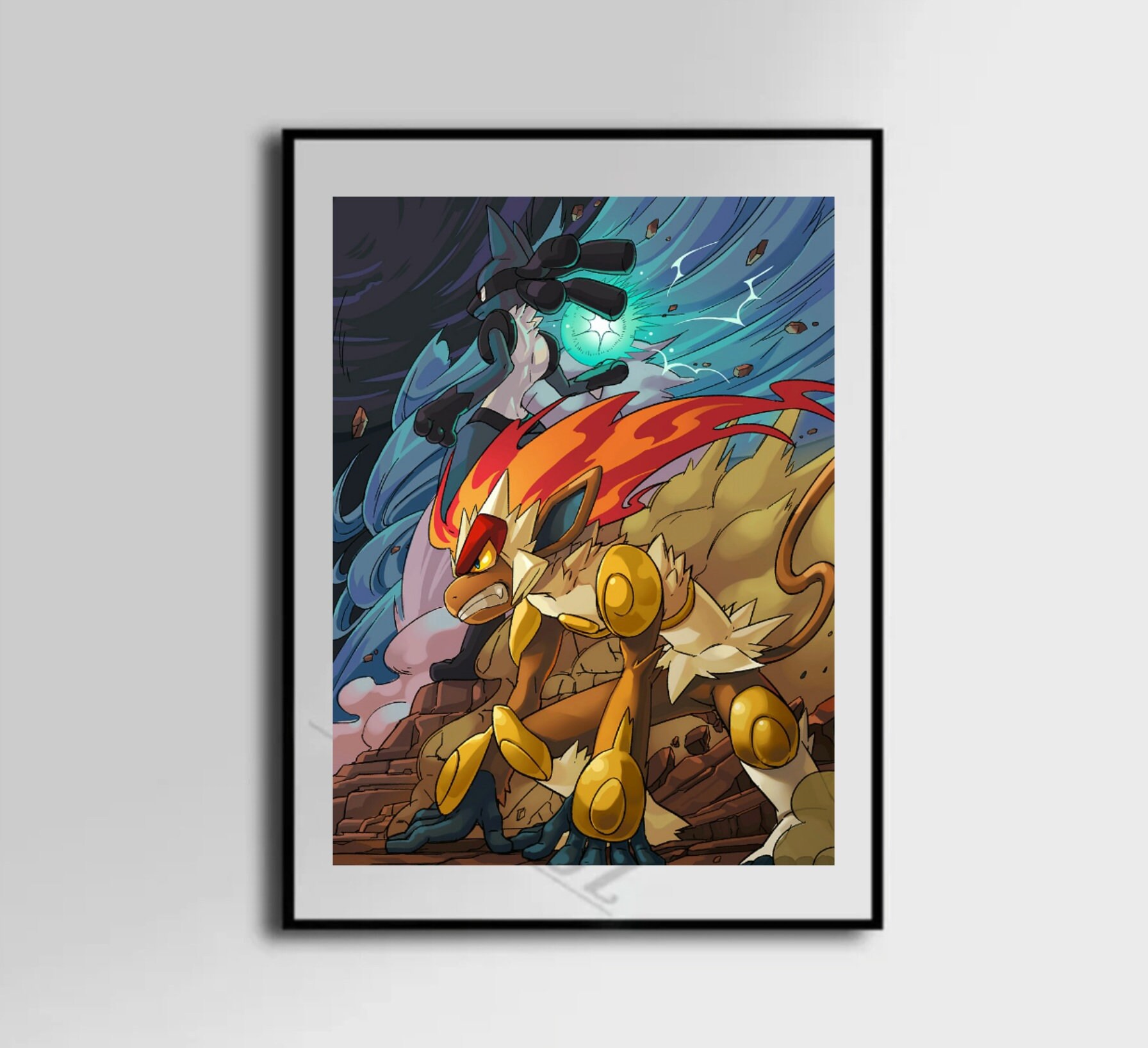 Pokemon Lucario Vs Infernape