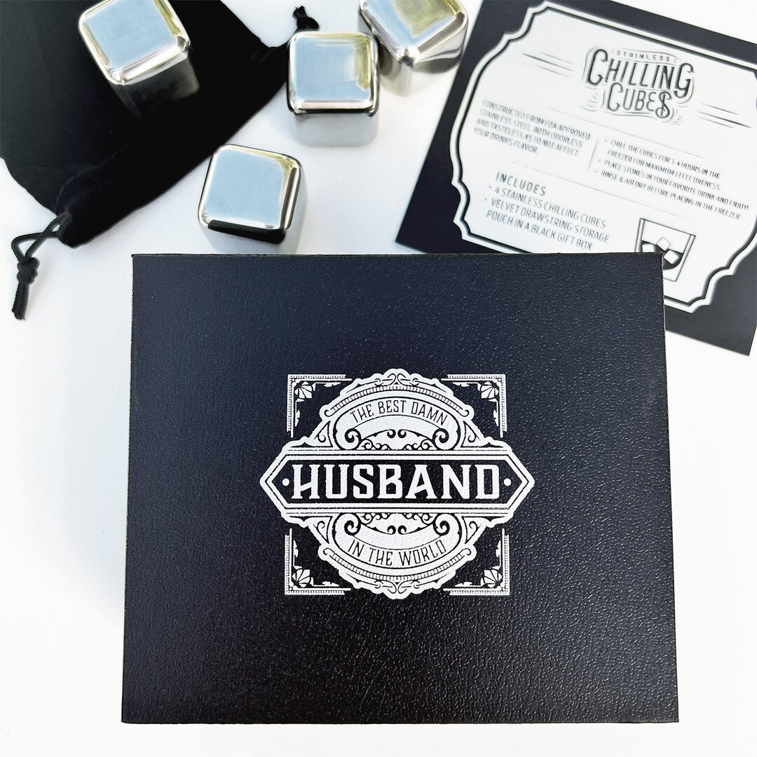 The Best Damn Husband in the World... Whiskey Chilling Cubes - Etsy