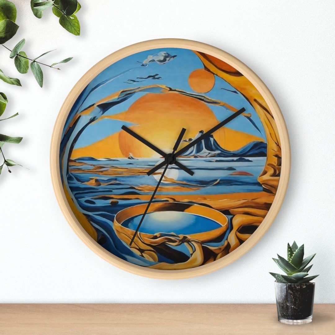 Dali Inspired Wall Clock - Etsy