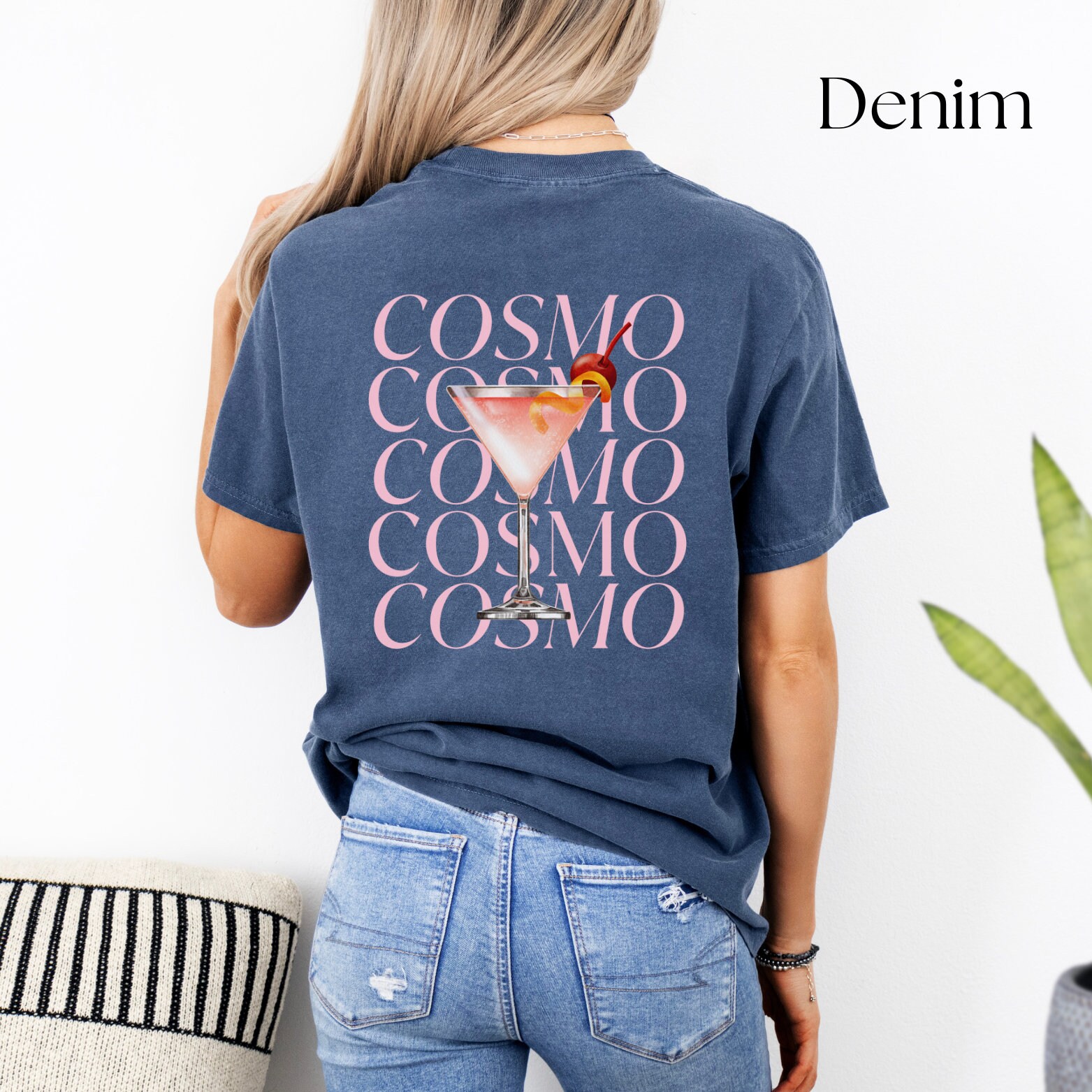 Cosmo Drink Shirt Cocktail and Social Club Tee Cosmopolitan Gift ...