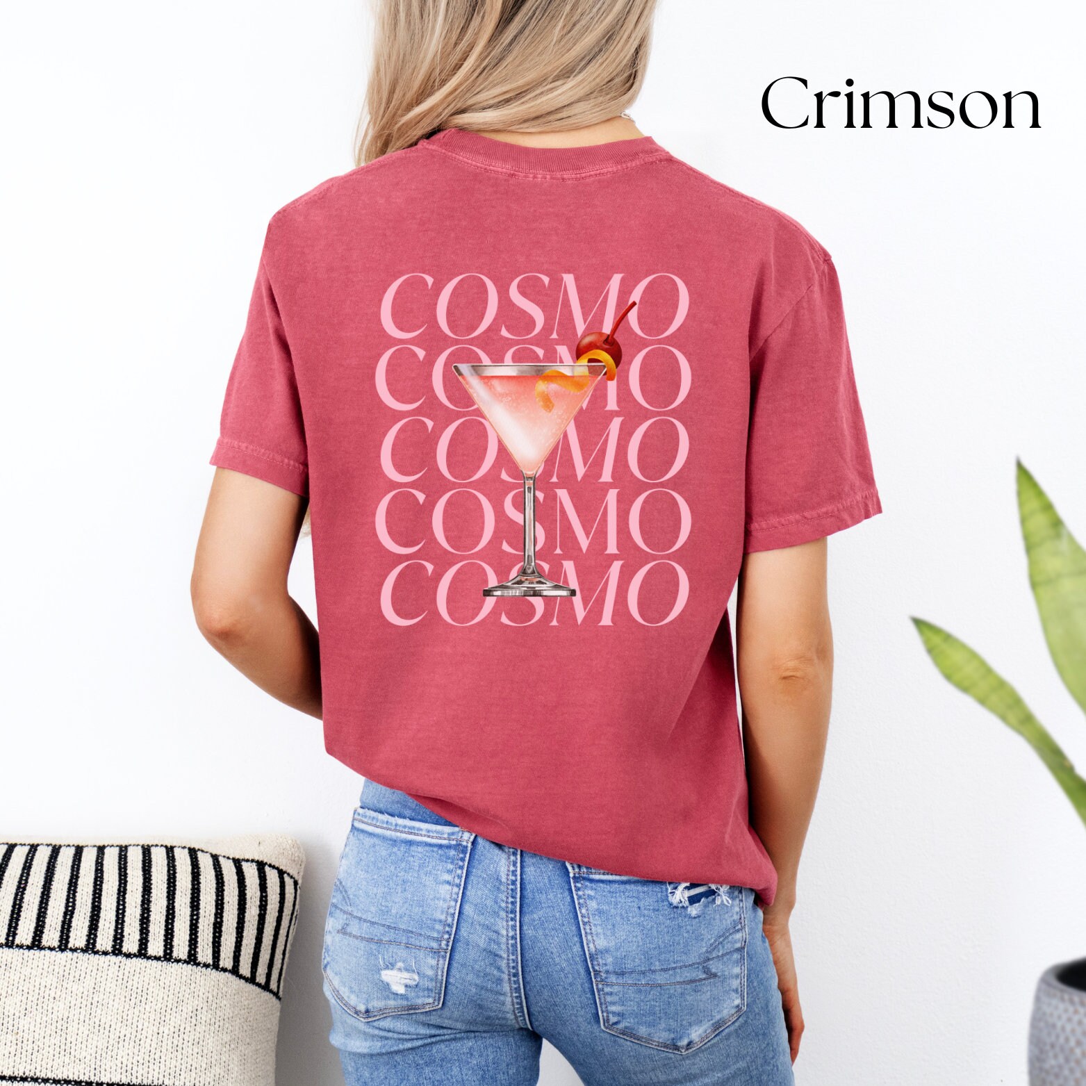 Cosmo Drink Shirt Cocktail and Social Club Tee Cosmopolitan Gift ...