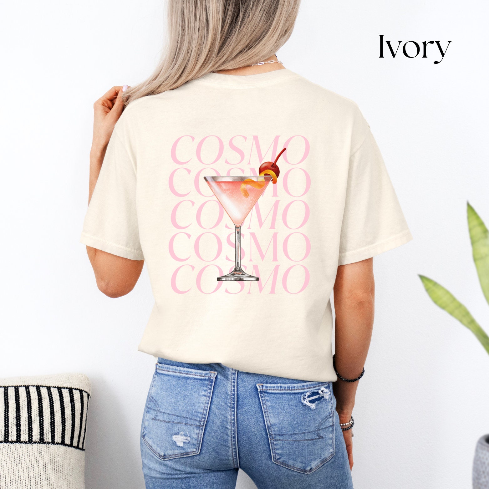 Cosmo Drink Shirt Cocktail and Social Club Tee Cosmopolitan Gift ...