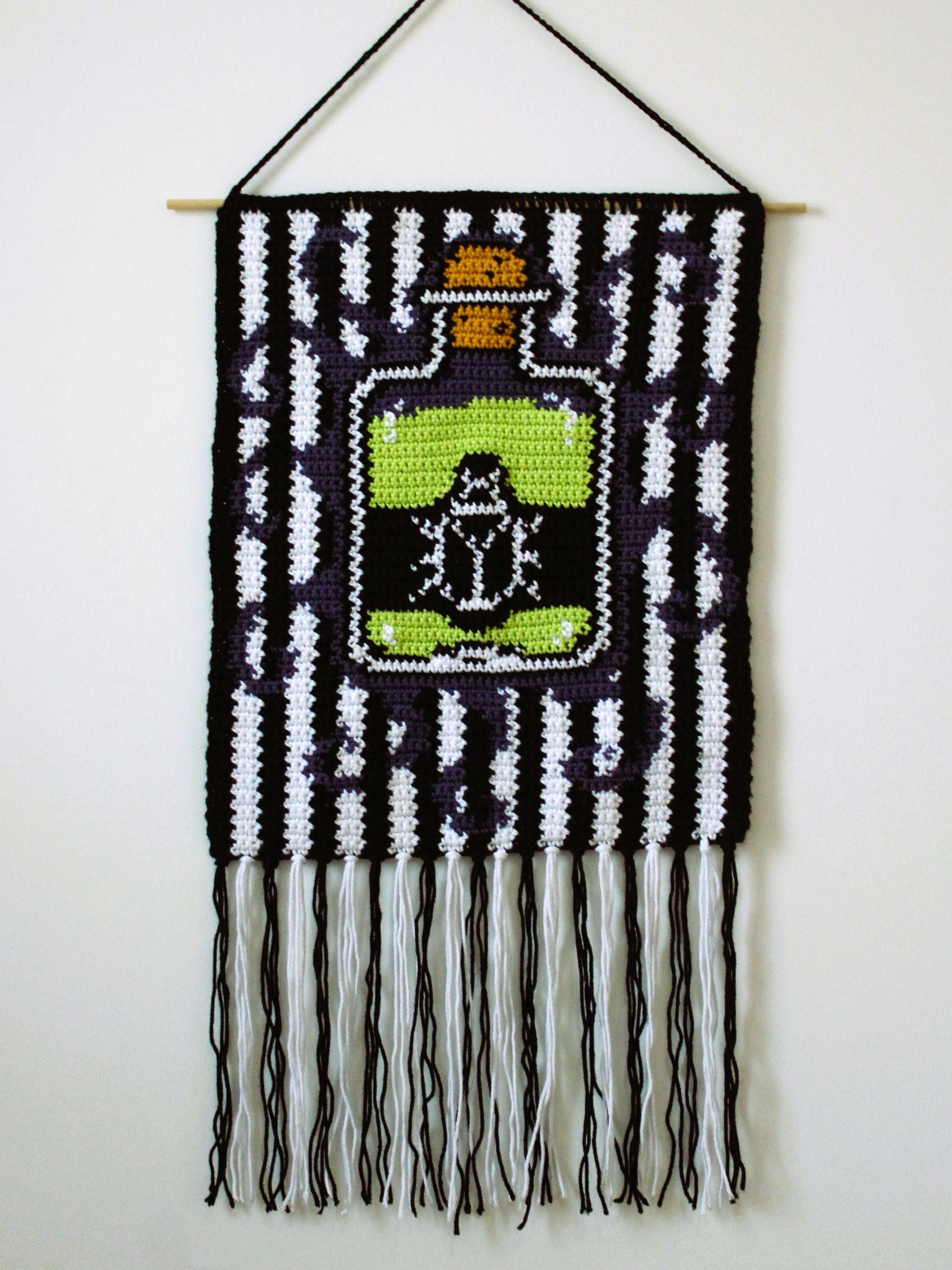 Juice of the Beetle PDF Pattern | Beetlejuice Inspired Tapestry Crochet ...