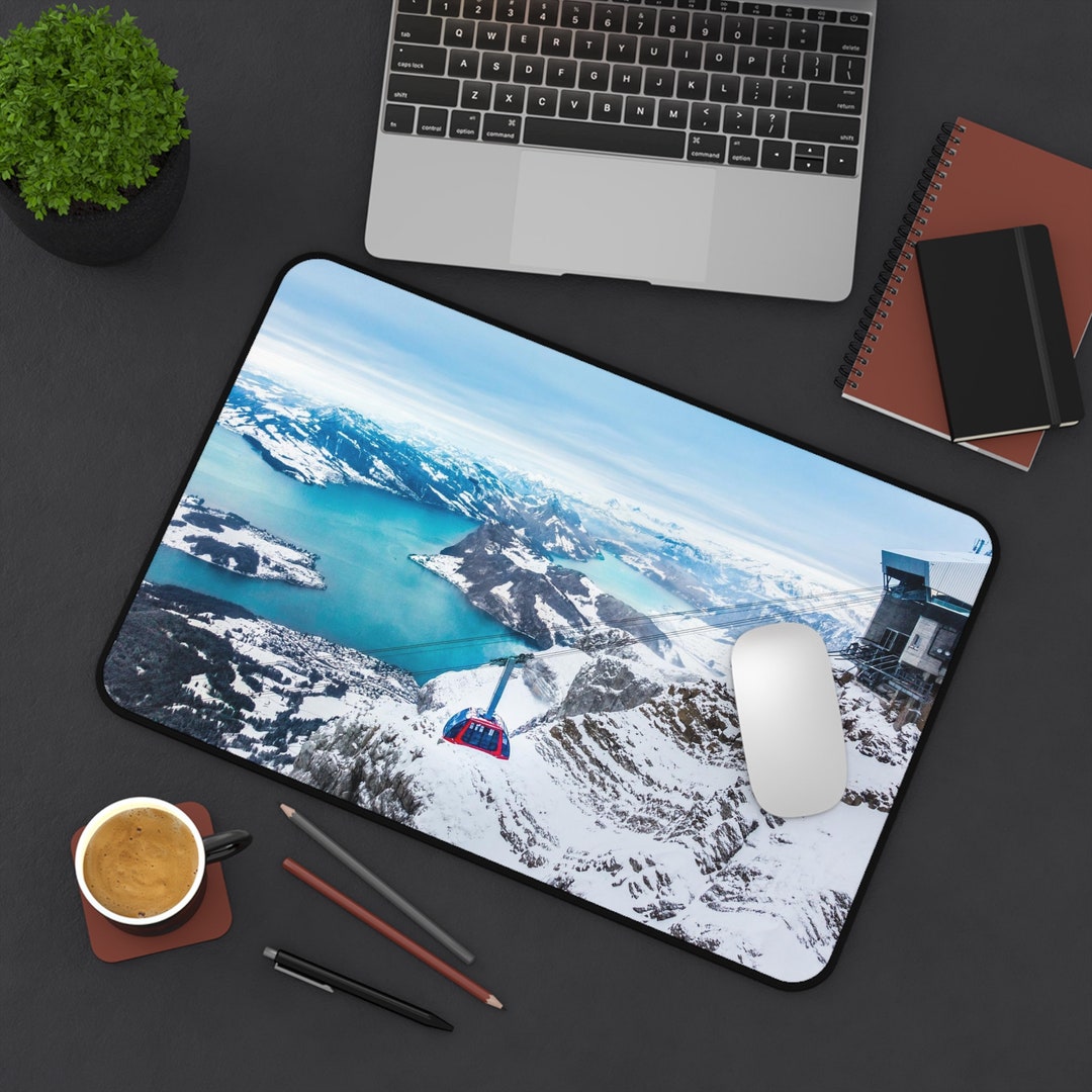 Mt Pilatus Switzerland Desk Mat | Mount Pilatus Lucerne | Winter ...