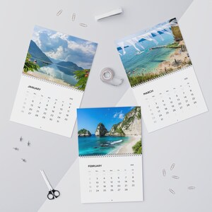Beautiful Beaches Calendar 2025 | Beaches Calendar | Wall Calendar 2025 ...