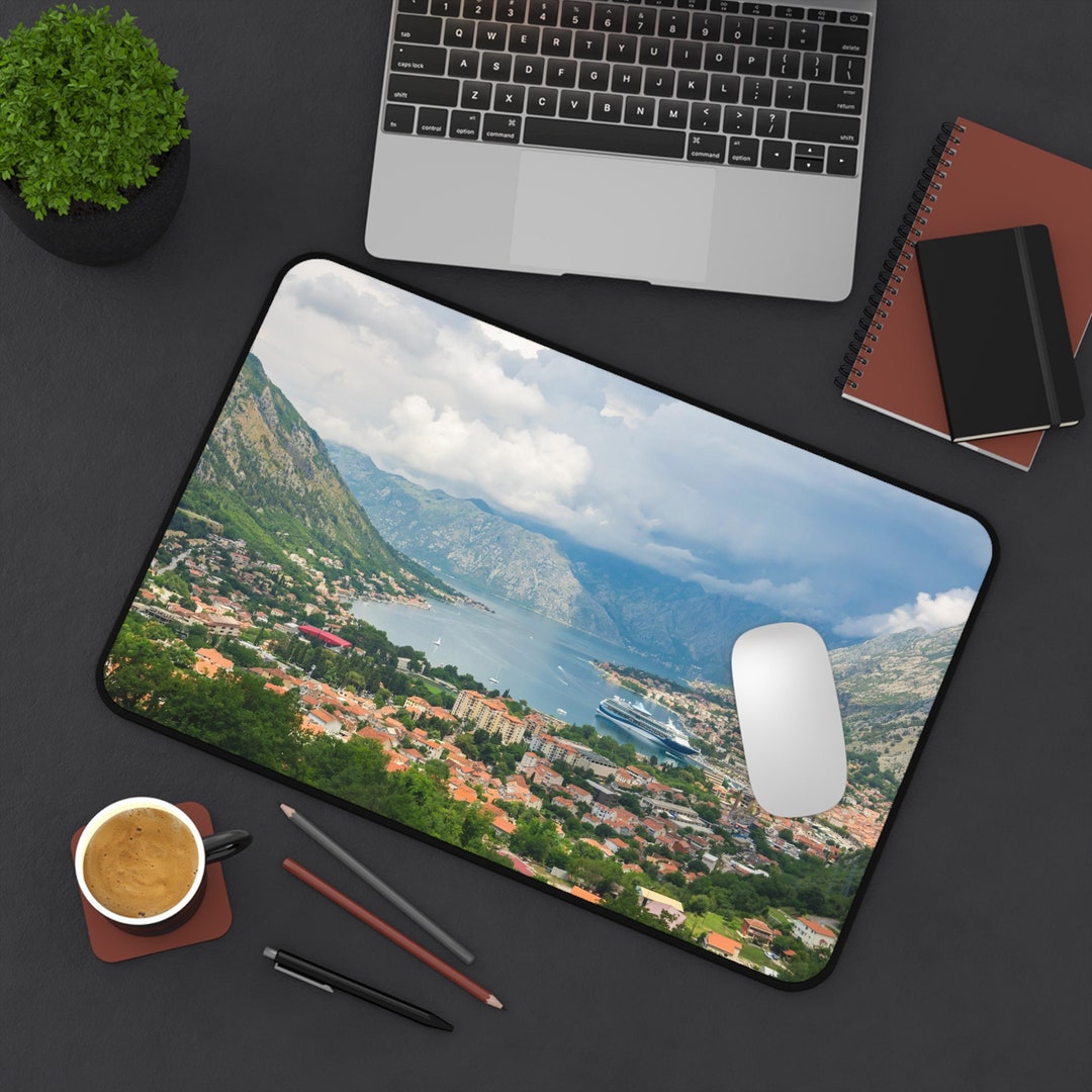Bay of Kotor Desk Mat | Montenegro Photo | Desk Pad | Elegant Deskmat ...