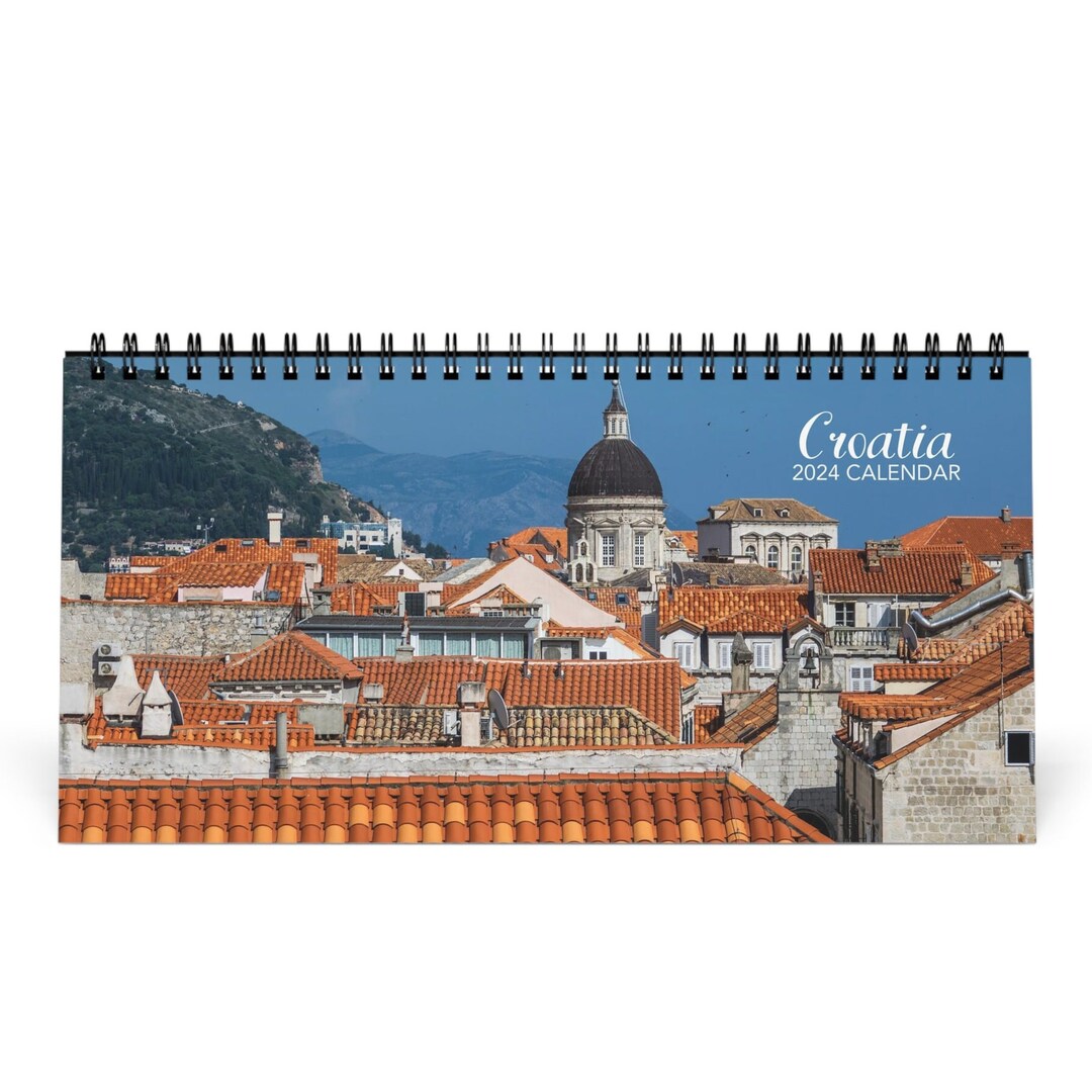 Croatia Calendar 2024 Croatia Calendar Croatia Photos - Etsy
