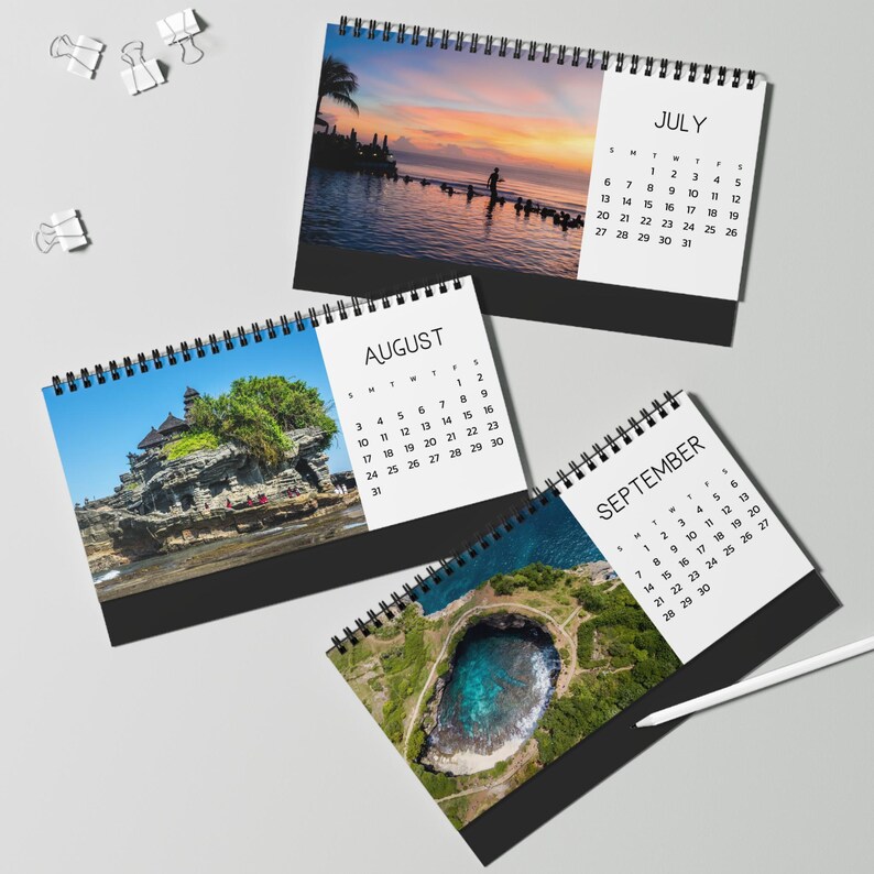 Bali Desk Calendar 2025 | Indonesia | Small Calendar 2025 | Bali Photo ...