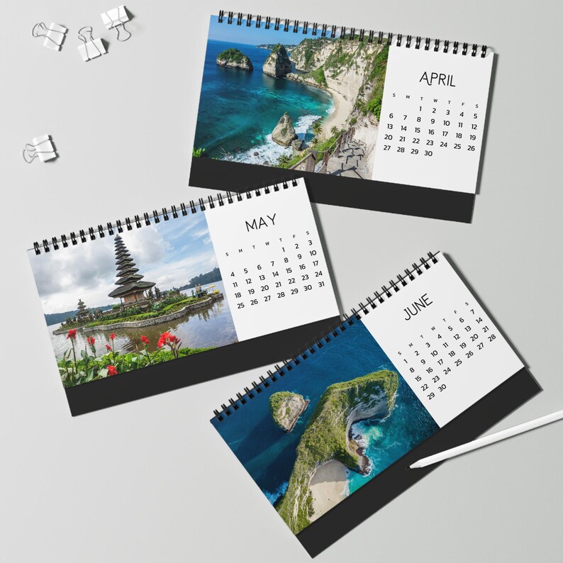 Bali Desk Calendar 2025 | Indonesia | Small Calendar 2025 | Bali Photo ...