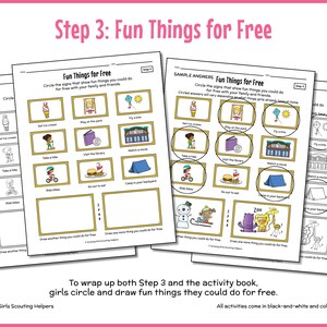 Girl Scout Daisies: "my Money Choices" Printable Activity Book | Badge ...
