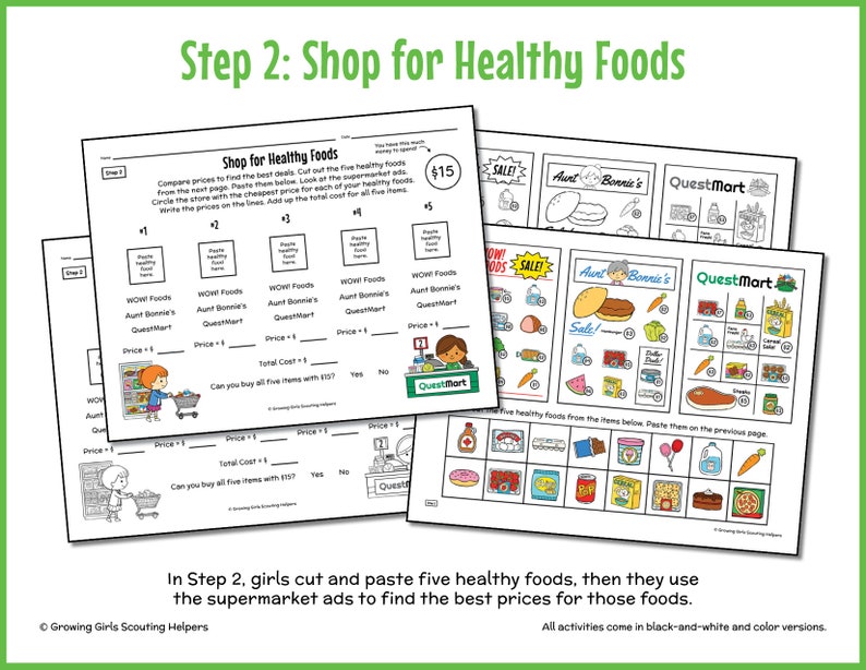 Girl Scout Brownies: "money Manager" Printable Activity Book | Badge ...