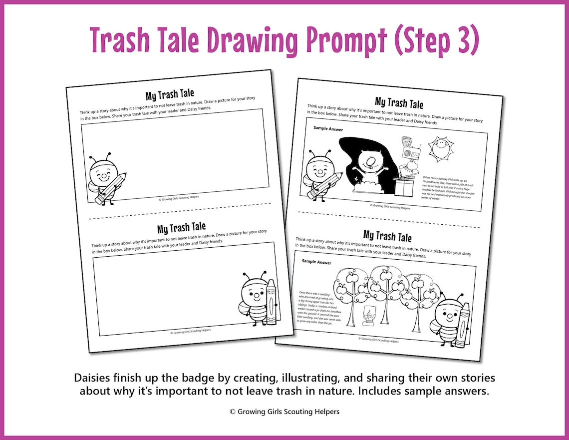Girl Scout Daisies: "eco Learner" Printable Badge Pack | Activities for ...