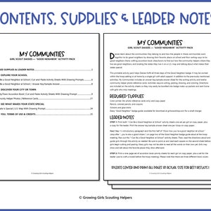 Girl Scout Daisies: "good Neighbor" Printable Badge Pack | Activities ...