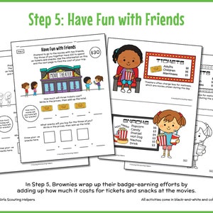 Girl Scout Brownies: "money Manager" Printable Activity Book | Badge ...