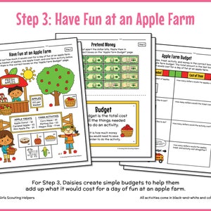 Girl Scout Daisies: "my Money Choices" Printable Activity Book | Badge ...