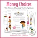 Girl Scout Daisies: my Money Choices Printable Activity Book Badge ...