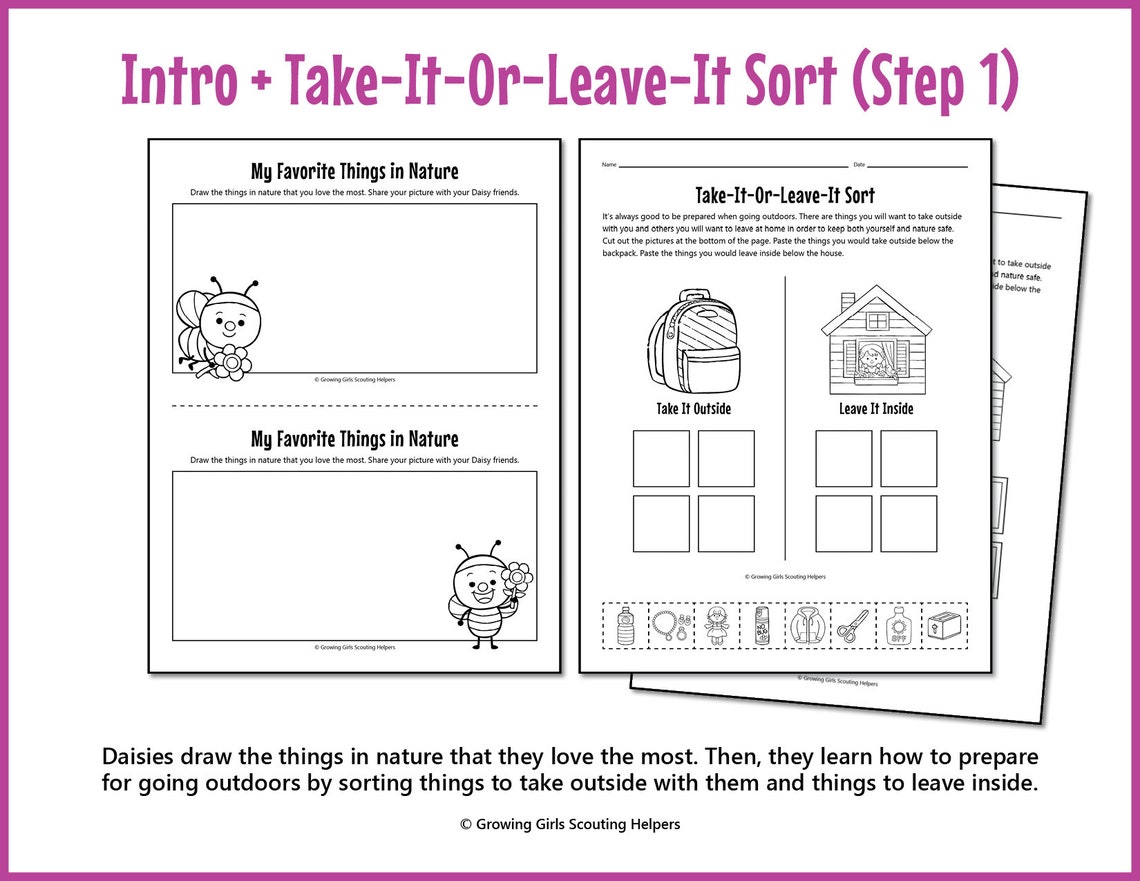 Girl Scout Daisies: "eco Learner" Printable Badge Pack | Activities for ...