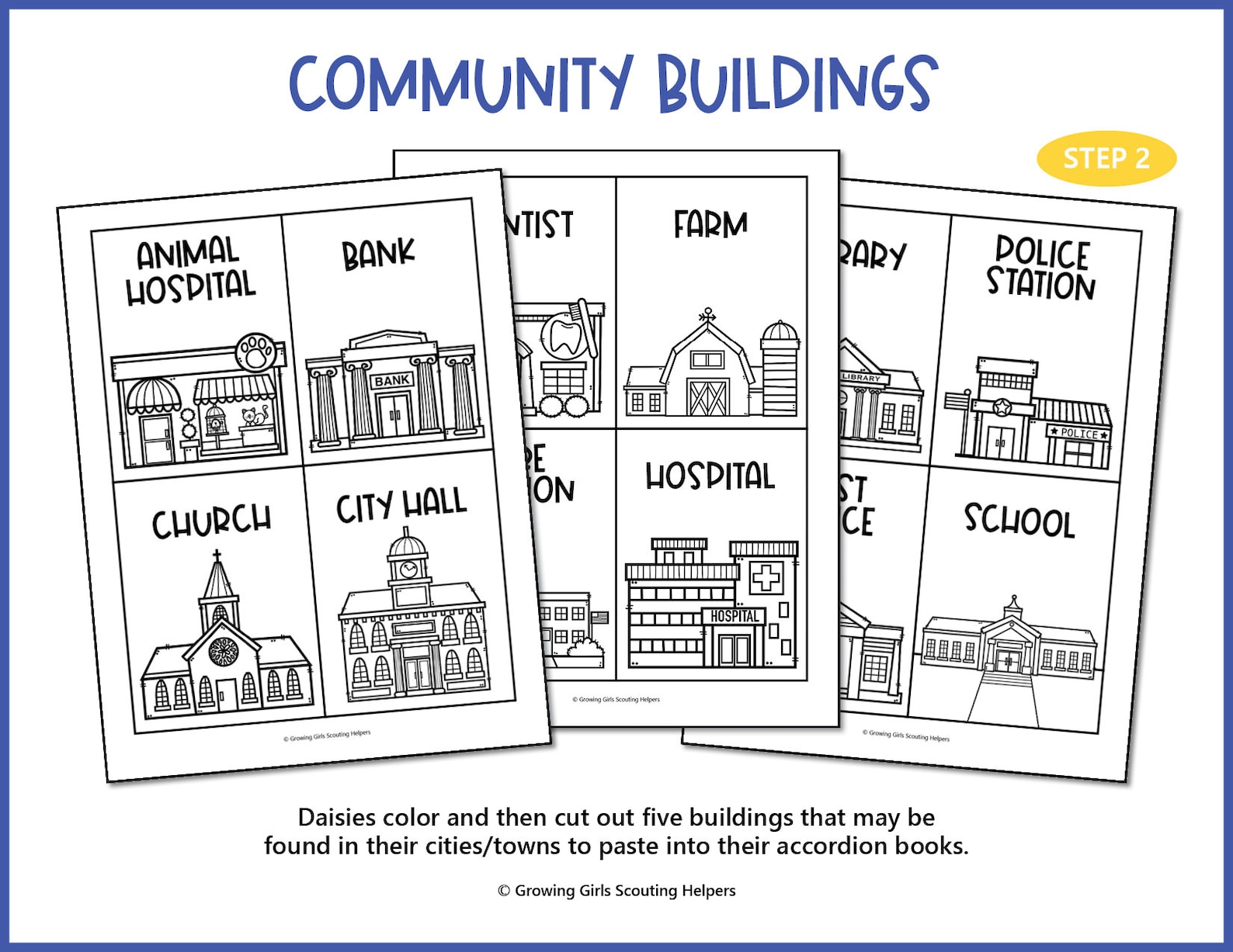 Girl Scout Daisies: good Neighbor Printable Badge Pack Activities for ...