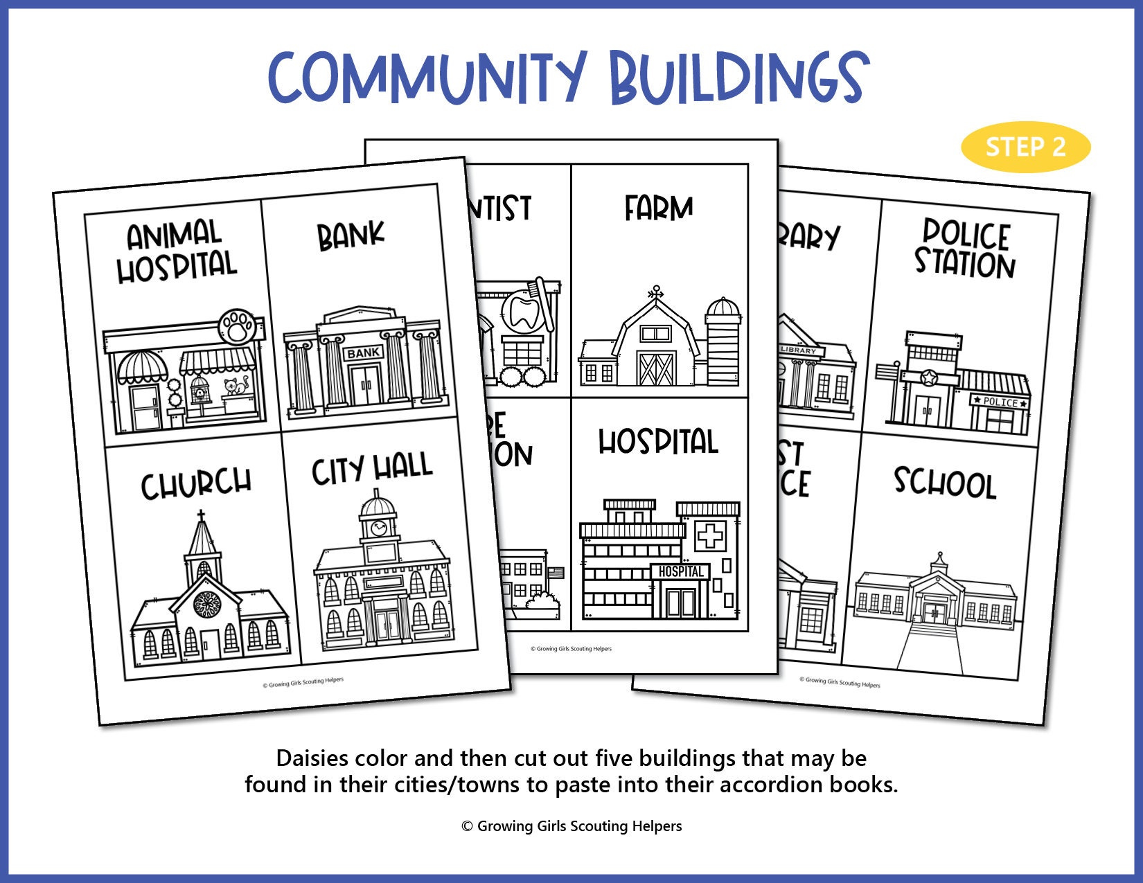 Girl Scout Daisies: good Neighbor Printable Badge Pack Activities for ...