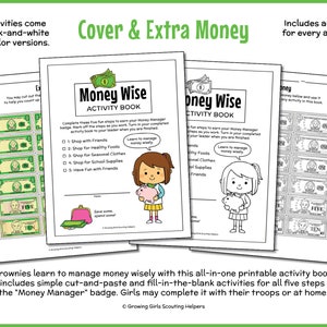 Girl Scout Brownies: "money Manager" Printable Activity Book | Badge ...