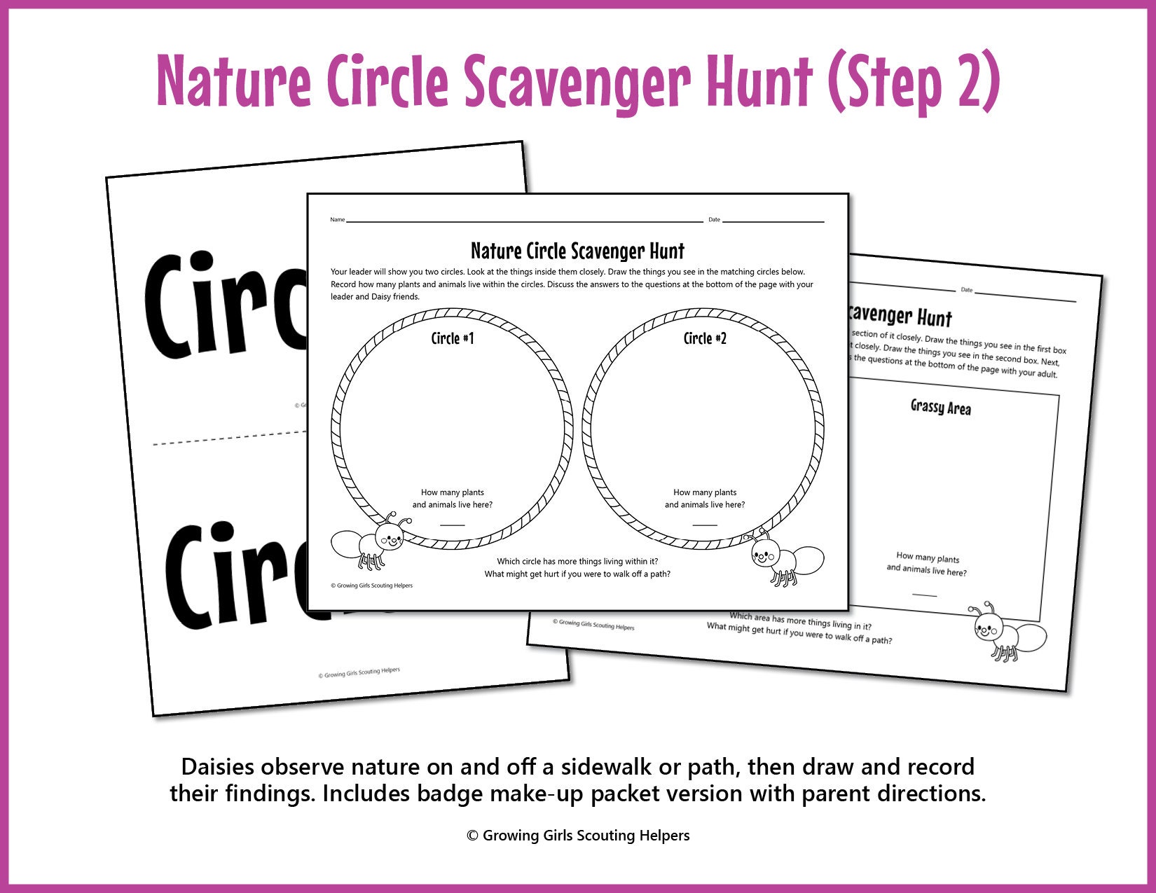 Girl Scout Daisies: "eco Learner" Printable Badge Pack | Activities for ...