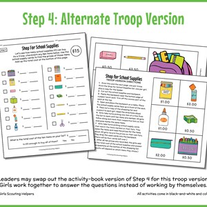 Girl Scout Brownies: "money Manager" Printable Activity Book | Badge ...