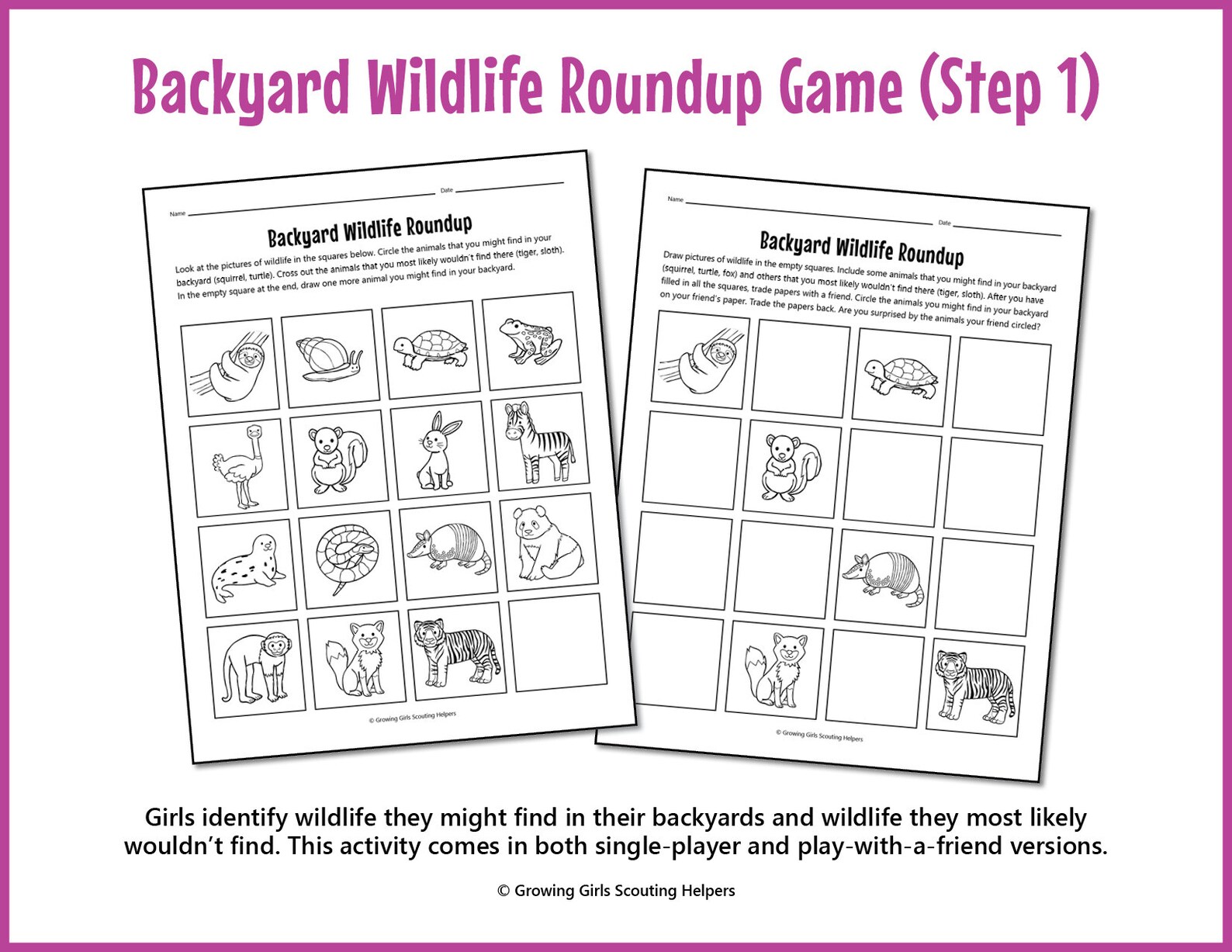 Girl Scout Daisies: "eco Learner" Printable Badge Pack | Activities for ...