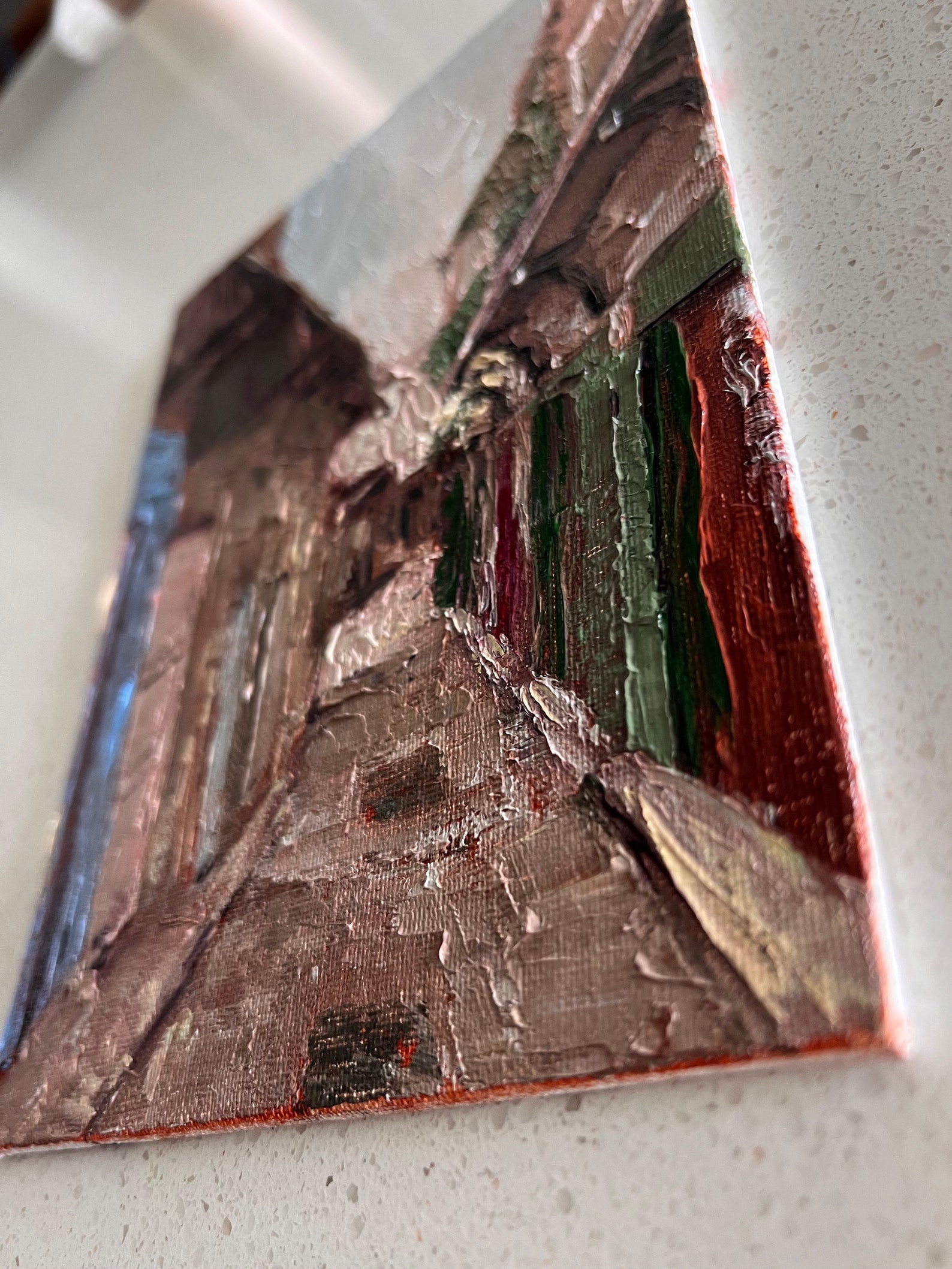 Al Nasra 001, Palestine Zuqaq Collection Oil Painting on Canvas Panel ...