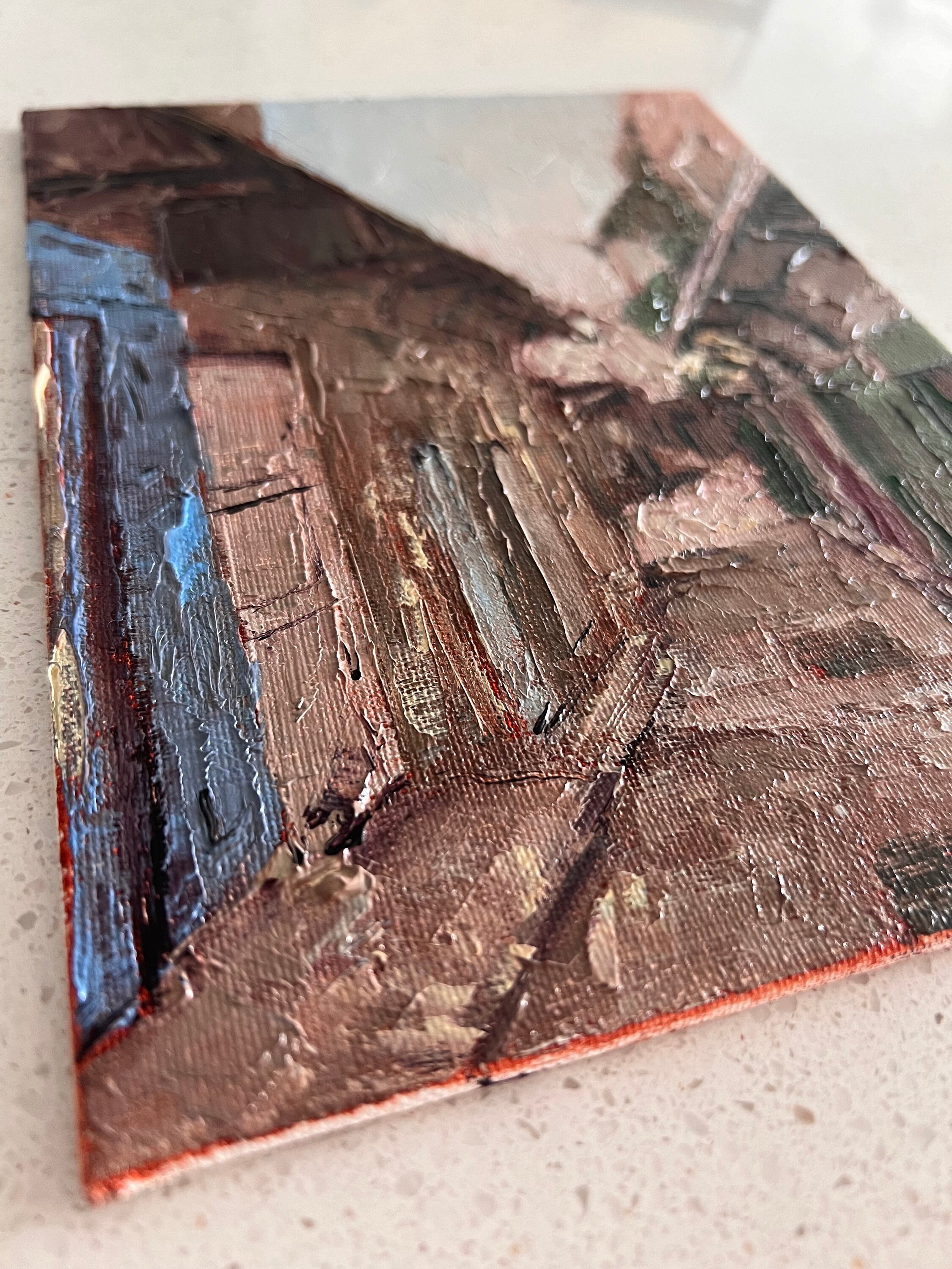 Al Nasra 001, Palestine Zuqaq Collection Oil Painting on Canvas Panel ...