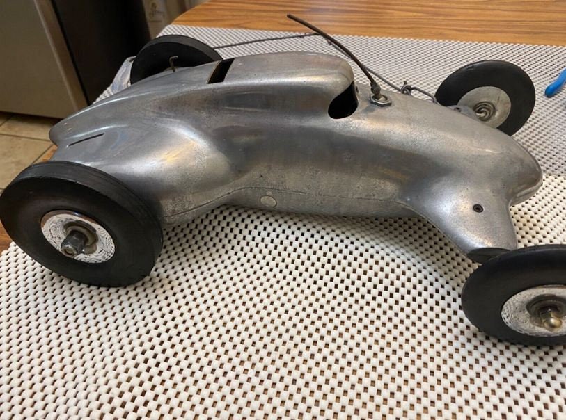 Vintage 1940's Dooling Streamliner Frog Tether Car W/ - Etsy